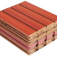 China Fireproof Veneer Sound Absorbing Boards 2440mm x 133mm - 12mm/15mm/18mm Thickness with A1 Fire Rating for sale