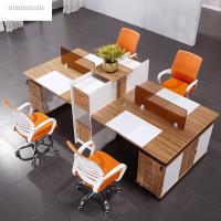 China Interior Design Office Workstation Partition Veneer Finish Standard Size for sale