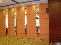 China Soundproof Hanging System Office Partition Walls / Acoustic Folding Doors for sale