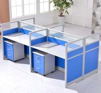 China Customized 4-Person Office Workstation with 32mm Thickness and 1800mm Max Dimensions - Modular Design for sale