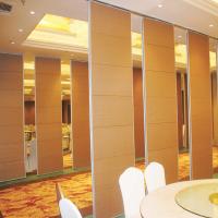 China Aluminum Acoustic Movable Partition Wall 65mm 85mm 100mm Soundproof Office Hotel for sale