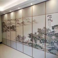 China Acoustic Material System Operable Sliding Partitions Walls For Hotel Decorative for sale