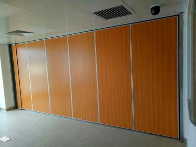 China Hotel Removable Sliding Acoustic Partition Wall 1200mm Panel Width Collision Resistant for sale