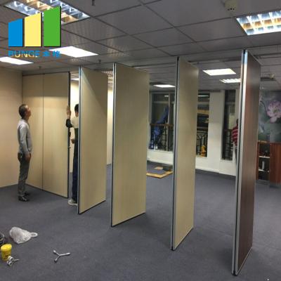 China Acoustic Operable Sound Proof Partition 85mm Rockwool Infill 55 kg/m3 for Hotel Banquet Hall for sale