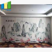 China Dismountable Movable Non-woven Landscape Painting Partition Wall 65mm 85mm 100mm for sale