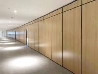 China Soundproof Interior Sliding Room Divider Banquet Hall Folding Wall Partition 65mm 100mm for sale