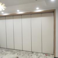 China Soundproof Operable Wall Movable 65mm Partition Walls for Restaurant Hotel Gym for sale