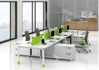 China Steel Frame Universal Workstation Computer Table Furniture for 2-6 Person 4200mm for sale