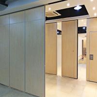 China Fire Resistant Sliding Folding Partition Walls - 85 mm Thickness, 28-36 dB Sound Insulation, Top-Hung Installation for sale