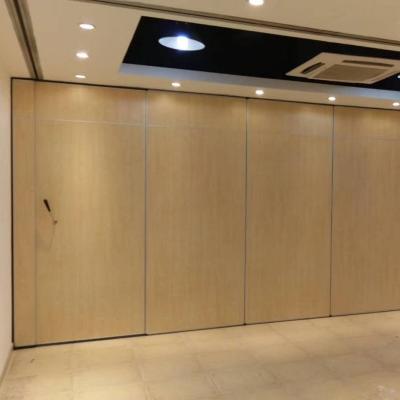 China Museum Luxury Partition Wall Sliding Doors Interior Wood Folding Sound Proof for sale