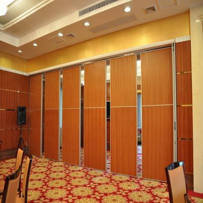 China Movable Folding Sliding Partition Door Aluminum Track Max 6000mm Height 65-100mm Panel for sale