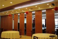 China Banquet Hall Soundproof Aluminium Alloy Movable Sliding Partition Wall 65mm 100mm for sale