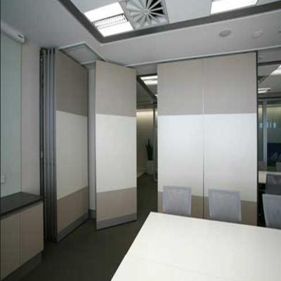 China Top Hanging 65mm Melamine Surface Office Partition Wall / Acoustic Movable Walls for sale