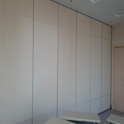 China Acoustic Wooden Collapsible Partition Walls with Double Pass Door 300kg Capacity for sale
