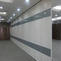 China MDF Finish Sliding Wall Partitions For Auditorium Meeting Room Customized Size for sale