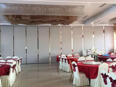 China Large Scale Folding Partition Walls Sliding Doors Interior Room Dividers 360 Degree Rotation for Banquet Hall for sale