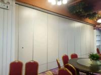 China Modern Top Hanging System Sliding Folding Wall / Banquet Hall Partitions for sale
