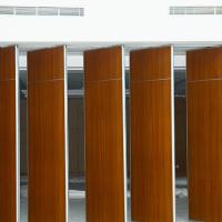 China Durable PU Leather Movable Partition Walls / Sliding Room Dividers for sale