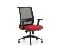 China Nylon Base Conference Room Office Chair with Mesh Back 240mm Gas Lift Executive Staff Chair for sale