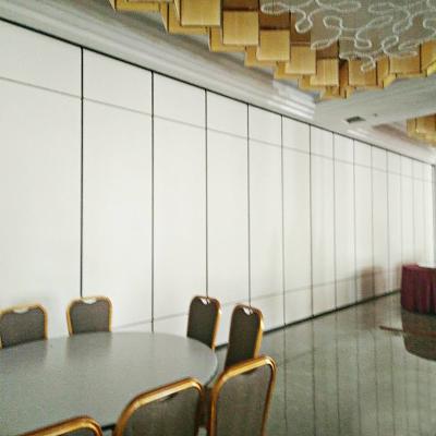 China No Floor Track Movable Partition Wall 2000-4000mm Height Aluminum Frame for sale