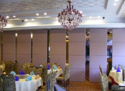 China College Top Hanging Operable Partition Wall / Folding Room Partitions for sale