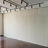 China Operable Sliding Folding Wooden Door Movable Partition Wall 85mm Thick 6000mm Height for Banquet Hall for sale