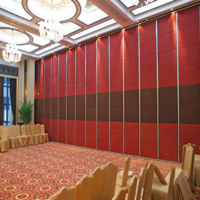 China Exterior Aluminium Soundproof Movable Partition Wall 65mm 85mm 100mm Custom Color Balcony for sale
