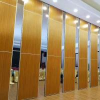 China Interior Aluminum Sliding Folding 65mm Movable Partition Walls for Meeting Room for sale