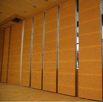 China Melamine Finish Operable Office Partition Wall / Sliding Folding Partitions for sale