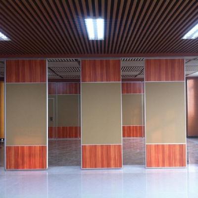 China Modern Folding Dance Studio Soundproof Partition Wall With Pass Door for sale