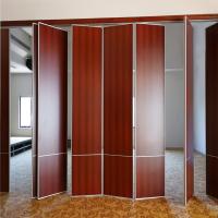 China Sliding Wooden Movable Partition Wall 65mm 85mm 100mm for Banquet Hall Auditorium for sale