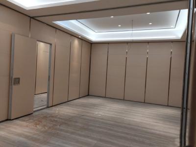 China 4m High Gypsum Board Movable Wall Partition Indoor Acoustic Foldable Panel 65mm for sale