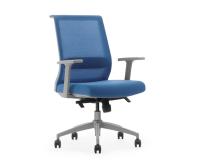 China Adjustable Swivel Mesh High Back Executive Office Chair with Headrest Nano Fabric 325mm Nylon Base for sale