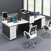 China MDF Surface With 45 Degree Inclining Office Workstation Desk For Staff Area for sale