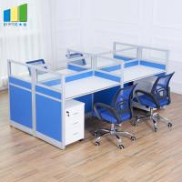 China Commercial Office Furniture Partitions / MFC Panel 4 Seater Conference Table for sale