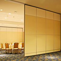 China Meeting Room Folding Partition Walls With Pass Through Door Access for sale