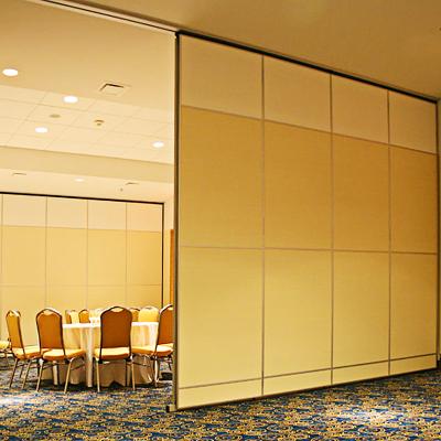 China Meeting Room Folding Partition Walls With Pass Through Door Access for sale