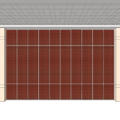 China Aluminum Frame Sliding Movable Doors Folding Partition Walls For Office for sale