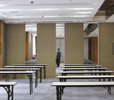 China American Style Sliding Operable Acoustic Partition Wall Max Height 4 Meters for sale