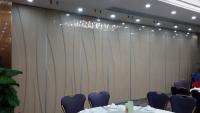 China Soundproof Sliding Folding Floor To Ceiling Movable Wall Partition For Restaurant for sale