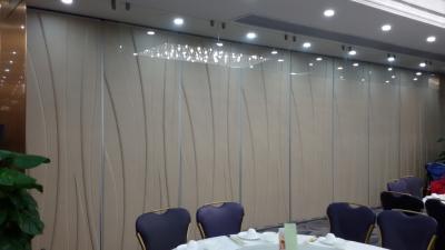 China Soundproof Sliding Folding Floor To Ceiling Movable Wall Partition For Restaurant for sale