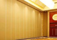 China Soundproof Sliding Folding Movable Wall Partition 65mm 85mm 100mm No Track for Office Hotel for sale