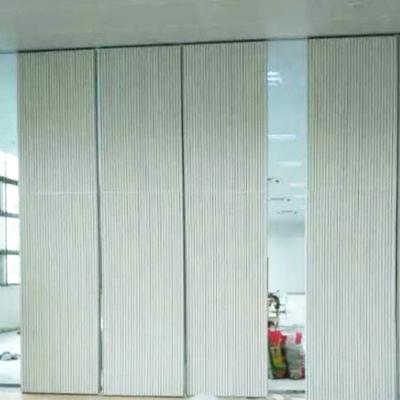 China Soundproof Hotel Dinning Hall Movable Panel Operable Wall Partition With Pass Door for sale