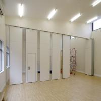 China Soundproof Folding Sliding Partition Wall 65mm 100mm for Hotel Banquet Hall for sale