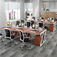 China Steel Office Workstation E1 Grade Desktop 2780x1200mm Modern Office Desk for sale
