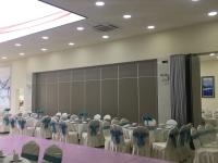 China Hotel Folding Partition Wall , Wooden Acoustic Movable Partition for sale