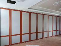 China Aluminum Frame Acoustic Sliding Partition Wall 65-100mm Thickness Soundproof Room Divider for sale