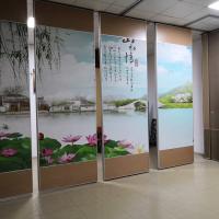 China Soundproof Accordion Folding Partition Wall 65mm 100mm for Office Banquet Hall for sale
