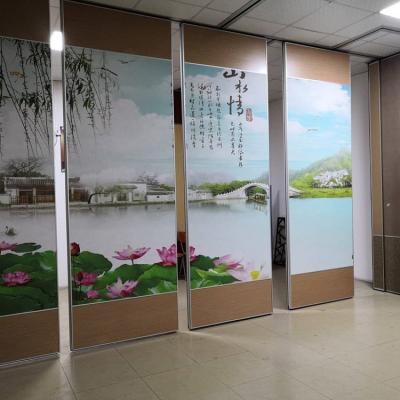 China Soundproof Accordion Folding Partition Wall 65mm 100mm for Office Banquet Hall for sale