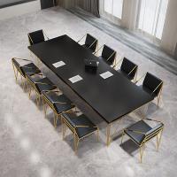 China Customized Melamine Rectangle Office Conference Table For 10 People for sale